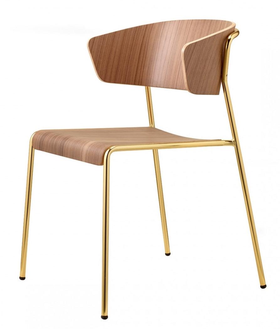 LISA - Mid Century Modern Wooden Chair – Interra Contract